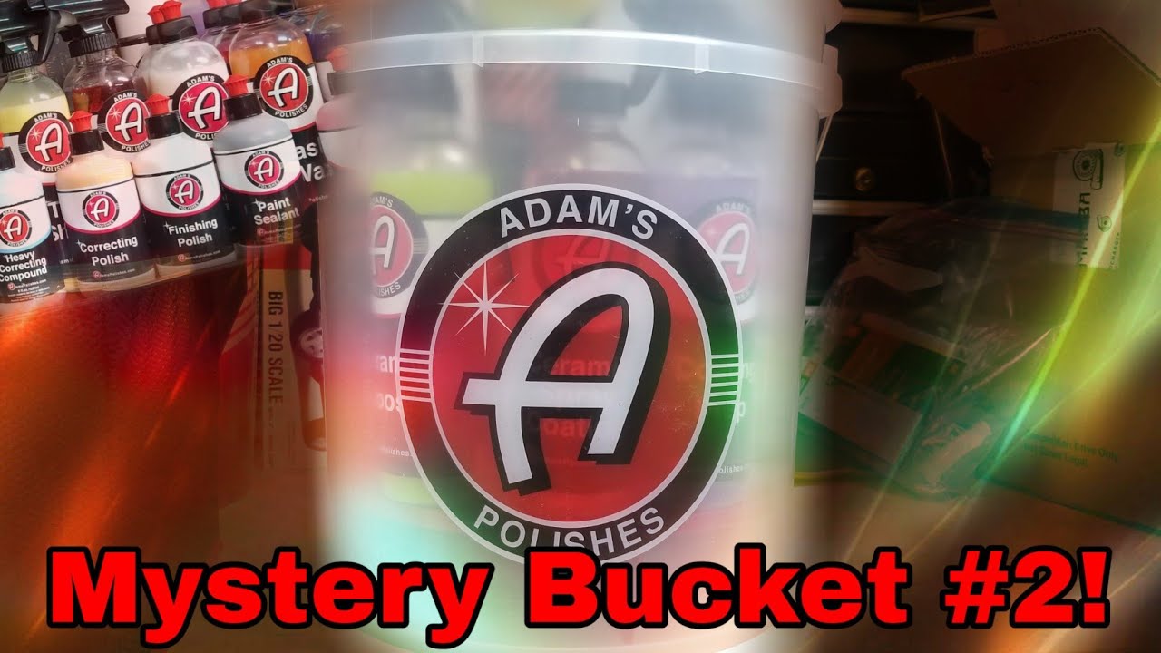 Automotive Detailing Mystery Bucket Unboxing #2 From Adam's Polishes ...