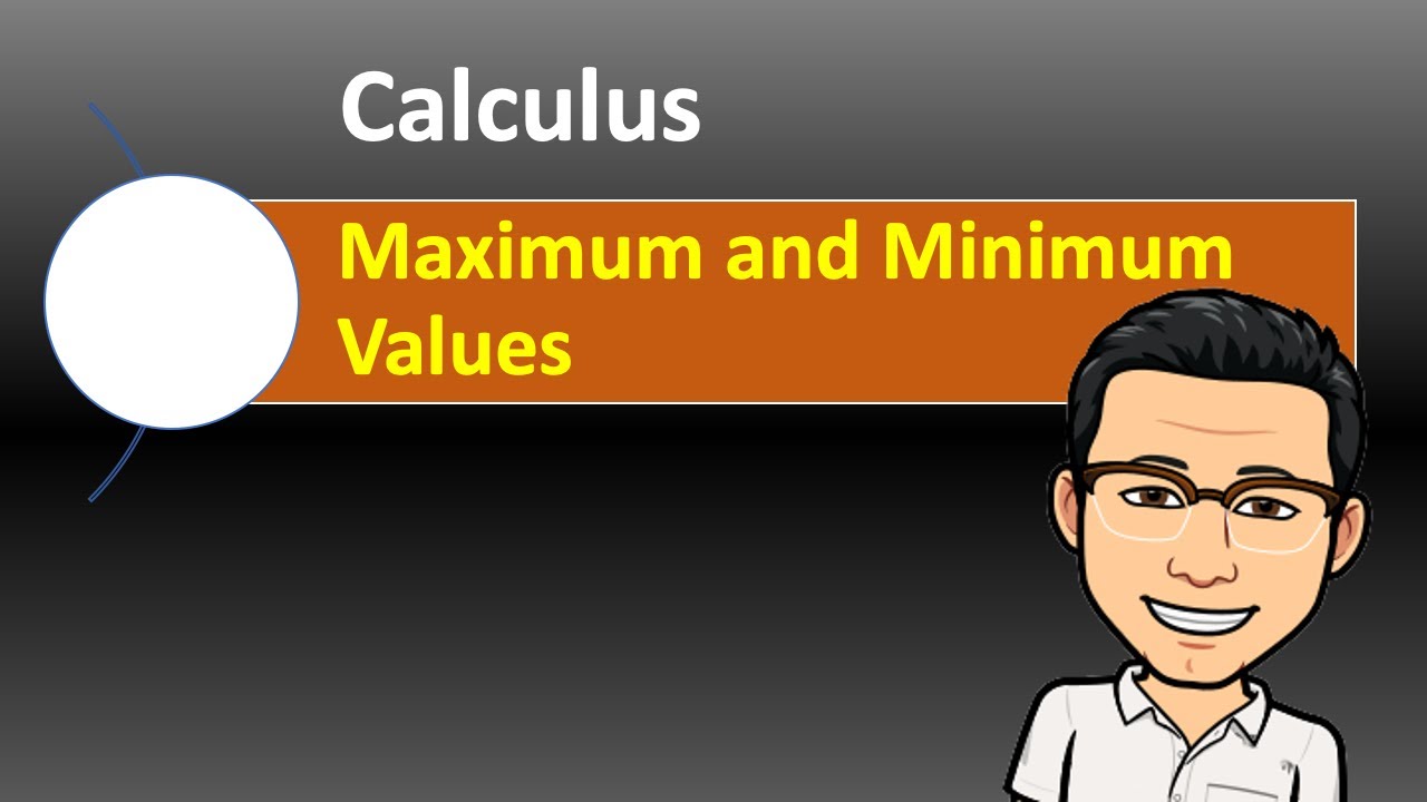 Maximum and Minimum Values - YouTube