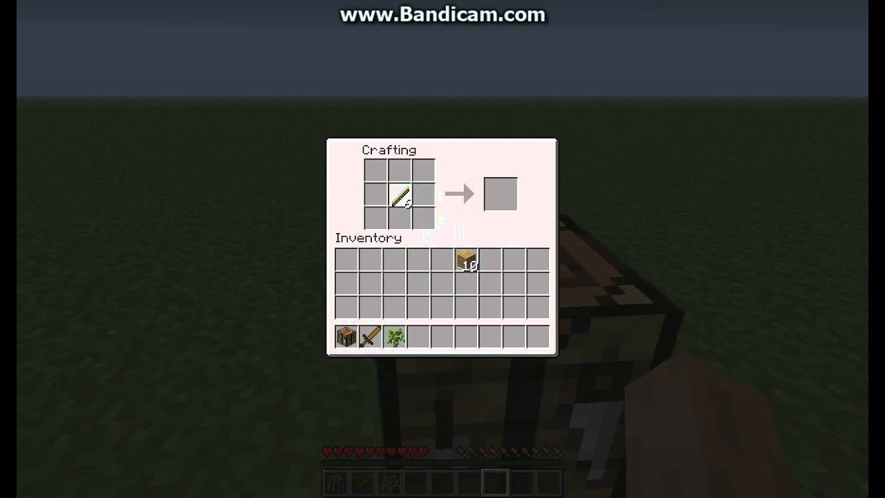 Minecraft Tutorial #1 - The basic wooden tools - YouTube