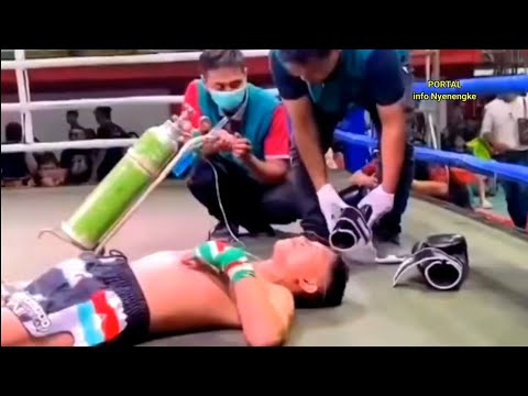Detik Detik Ahmad Husein pati Ambruk KO lawan Petinju Eko Sudaryanto
