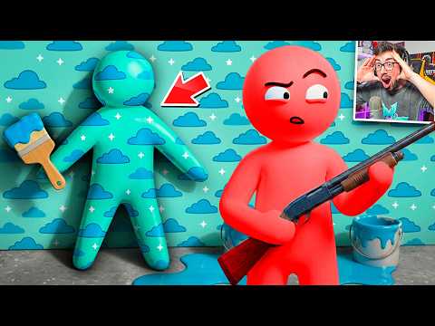 ME PINTO PARA DESAPARECER EN EL ESCONDITE 😂 | Meccha Chameleon