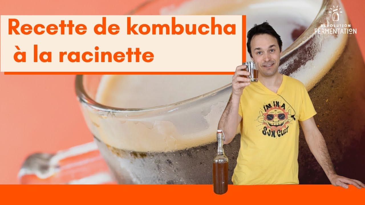 Recette de kombucha à la racinette (root beer) - YouTube