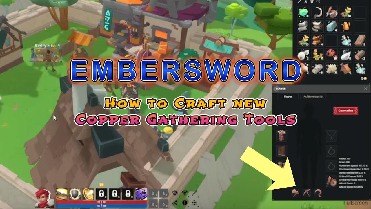 How to Get Copper Gathering Tools | Ember Sword - YouTube