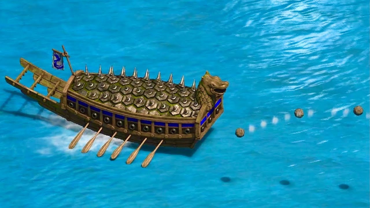 Machine Gun Turtle Ship | AoE II: Definitive Edition - YouTube