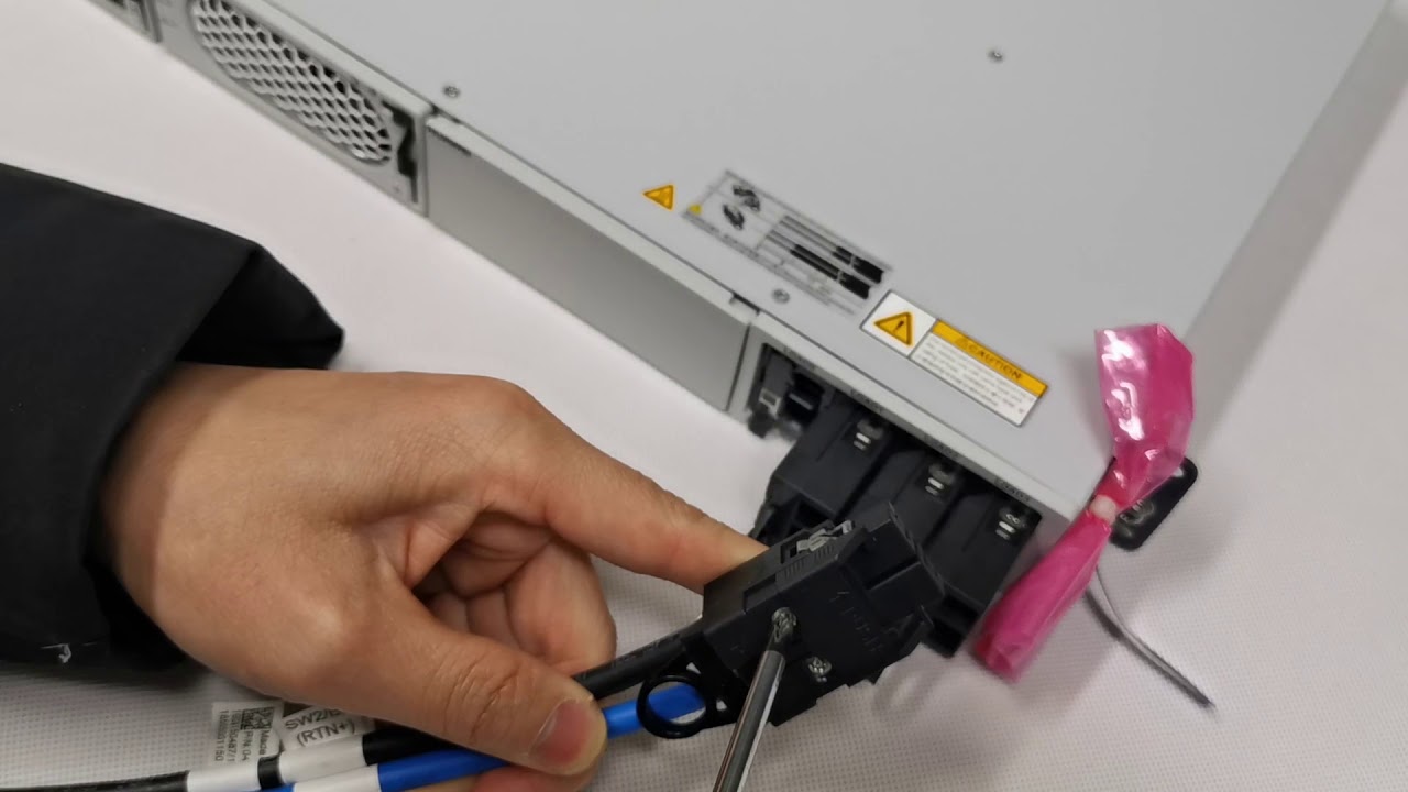 how to connect huawei power converter ETP48100 - YouTube