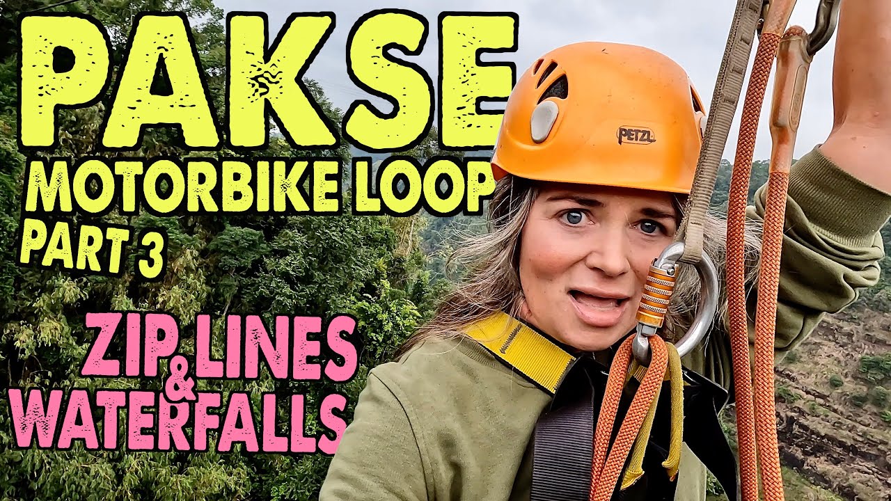 BOLAVEN LOOP, LAOS (Part 3) | Amazing Zipline, Tad Fane Resort, Tad ...