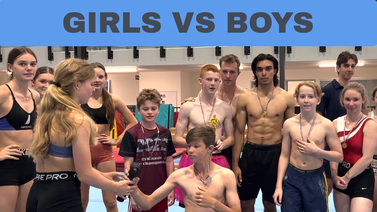 Boys vs Girls Gymnastics Strength - YouTube