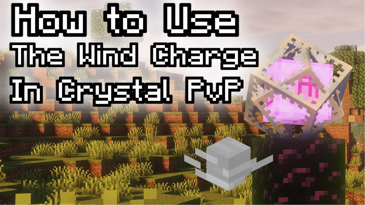 How to use the Wind Charge in Crystal PvP - YouTube