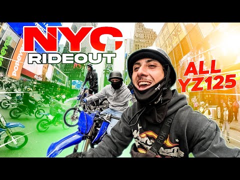 NYC RIDEOUT WITH HOMIES - ALL YZ125