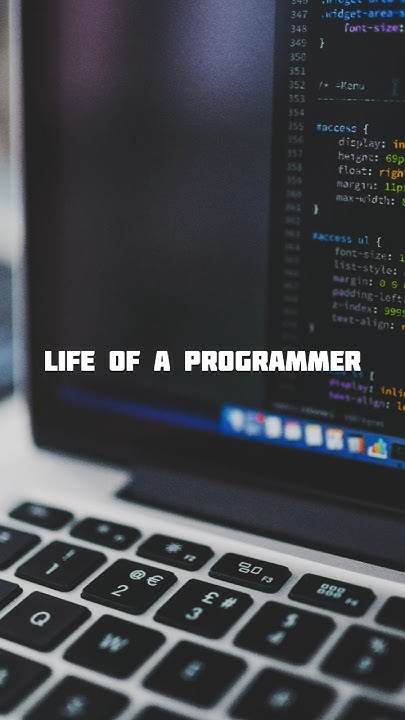 Life of a programmer - YouTube