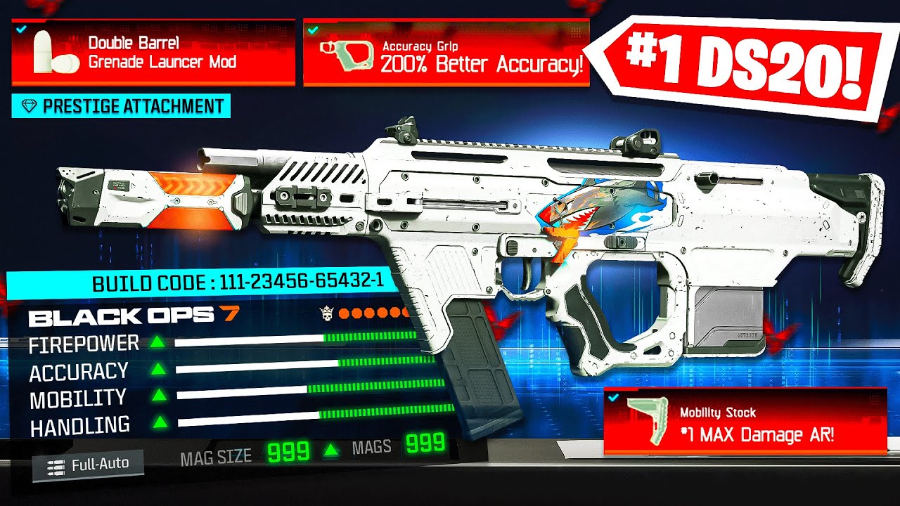 BO7 BOOM PRESTIGE MOD 💥 #1 "DS20 MIRAGE" CLASS SETUP in BLACK OPS 7 ...