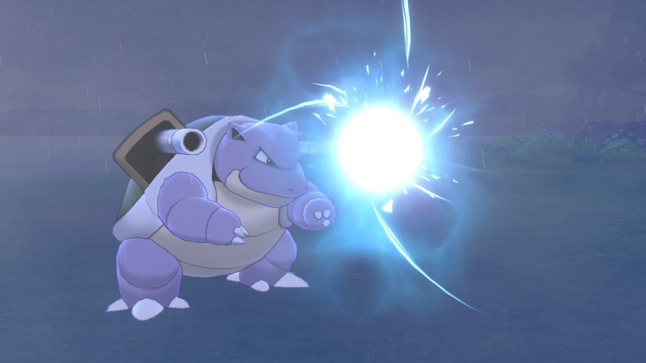 Pokémon Sword - My Blastoise Using Hydro Cannon - Nintendo Switch HD ...