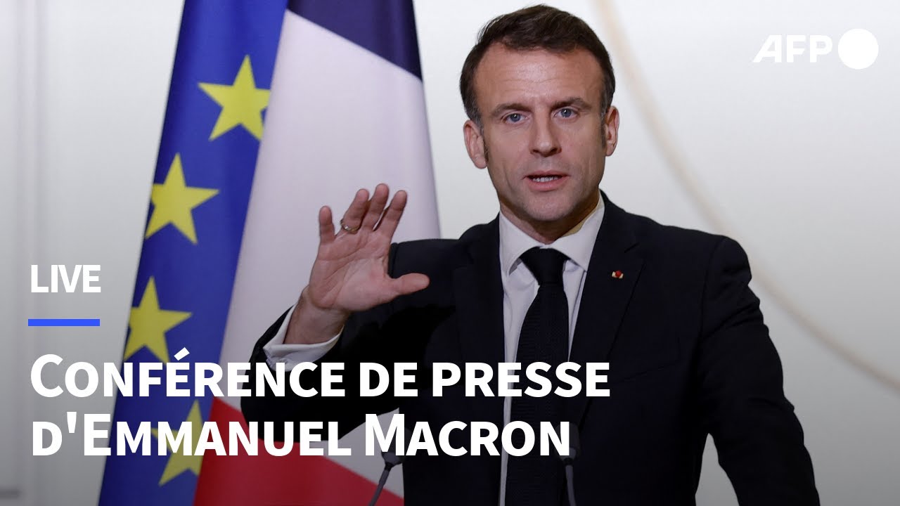 🔴 LIVE: Conférence de presse d'Emmanuel Macron - YouTube