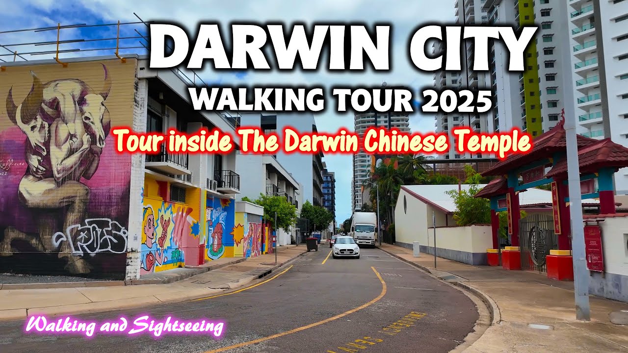 DARWIN CITY WALKING TOUR 2025 NT AUSTRALIA 🇦🇺 TOUR INSIDE THE DARWIN ...