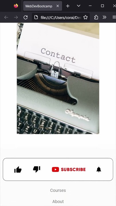 Responsive Bootstrap 5 Website Contact Page #shorts #website #coding #webdevelopment #mobile ...