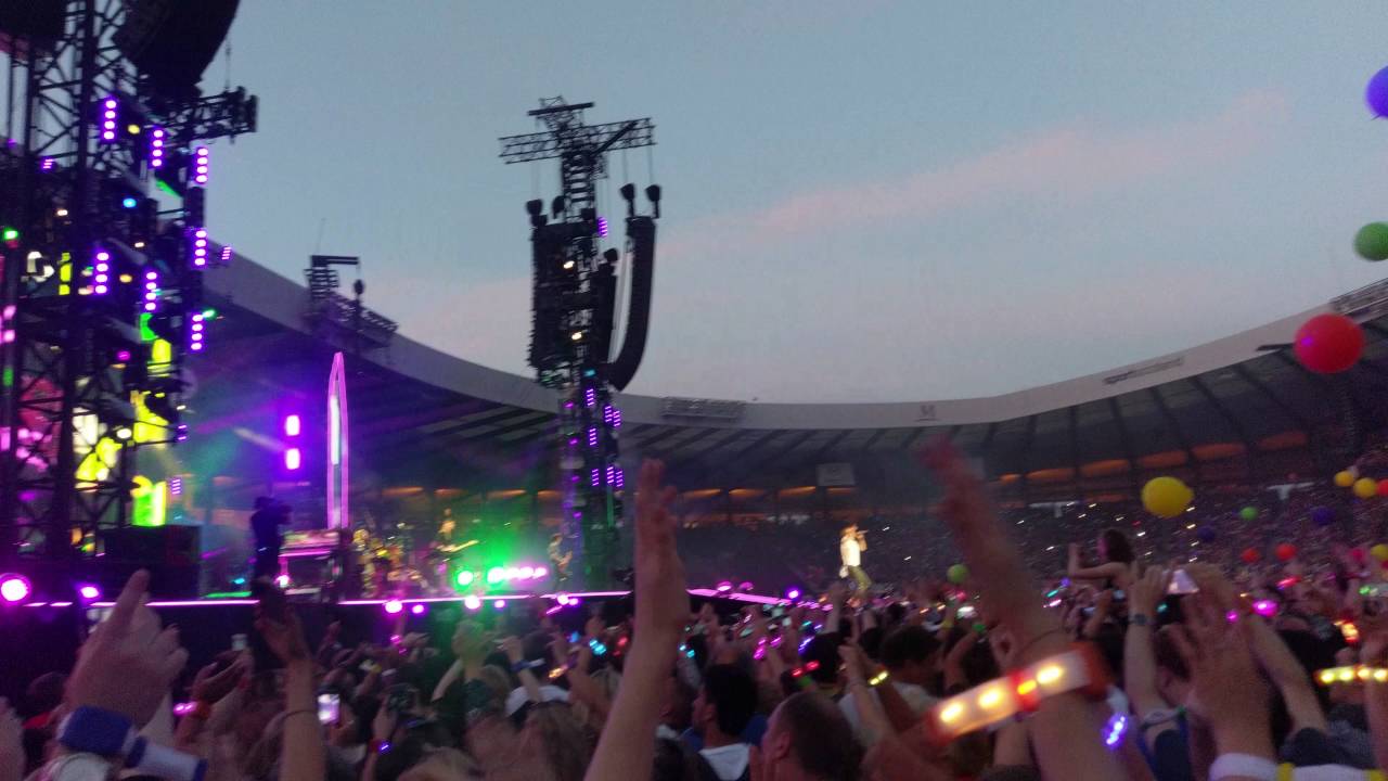 Coldplay Concert Hampden Park, 2016 - YouTube