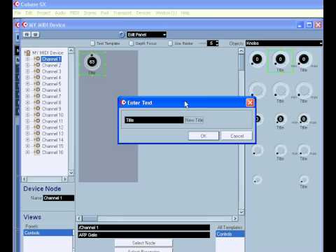 Cubase Video Tutorial - MIDI Device Panel Setup - YouTube