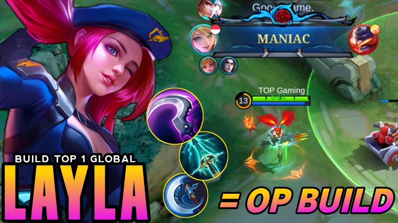 NEW LAYLA BUILD IS OP😱 - BUILD TOP GLOBAL LAYLA 2024!!! _ Mlbb - YouTube