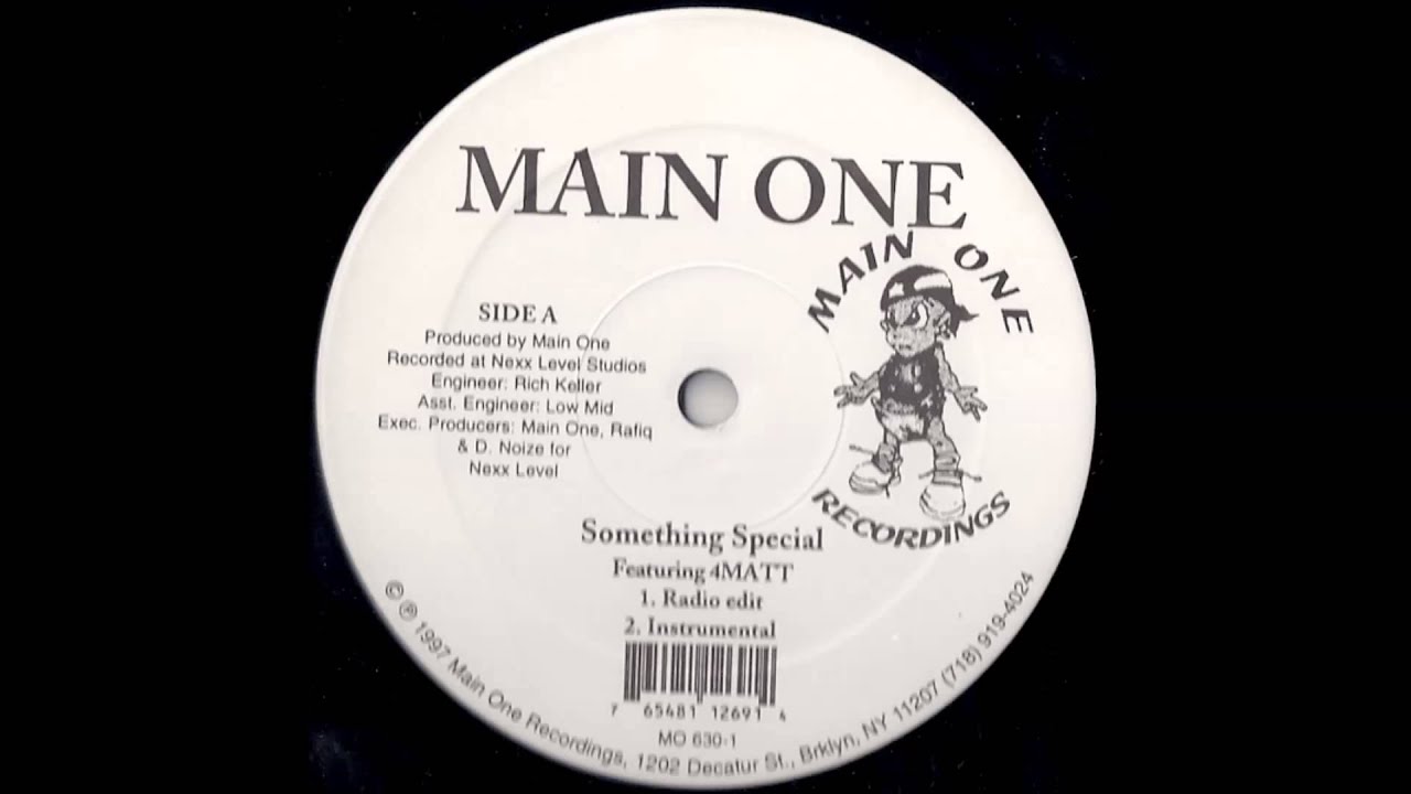 Main One - Something Special (Original Mix) (1997) - YouTube