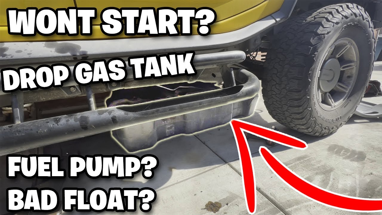 Hummer H2 or GM Truck Fuel Tank Removal and Replace Fuel Pump - YouTube