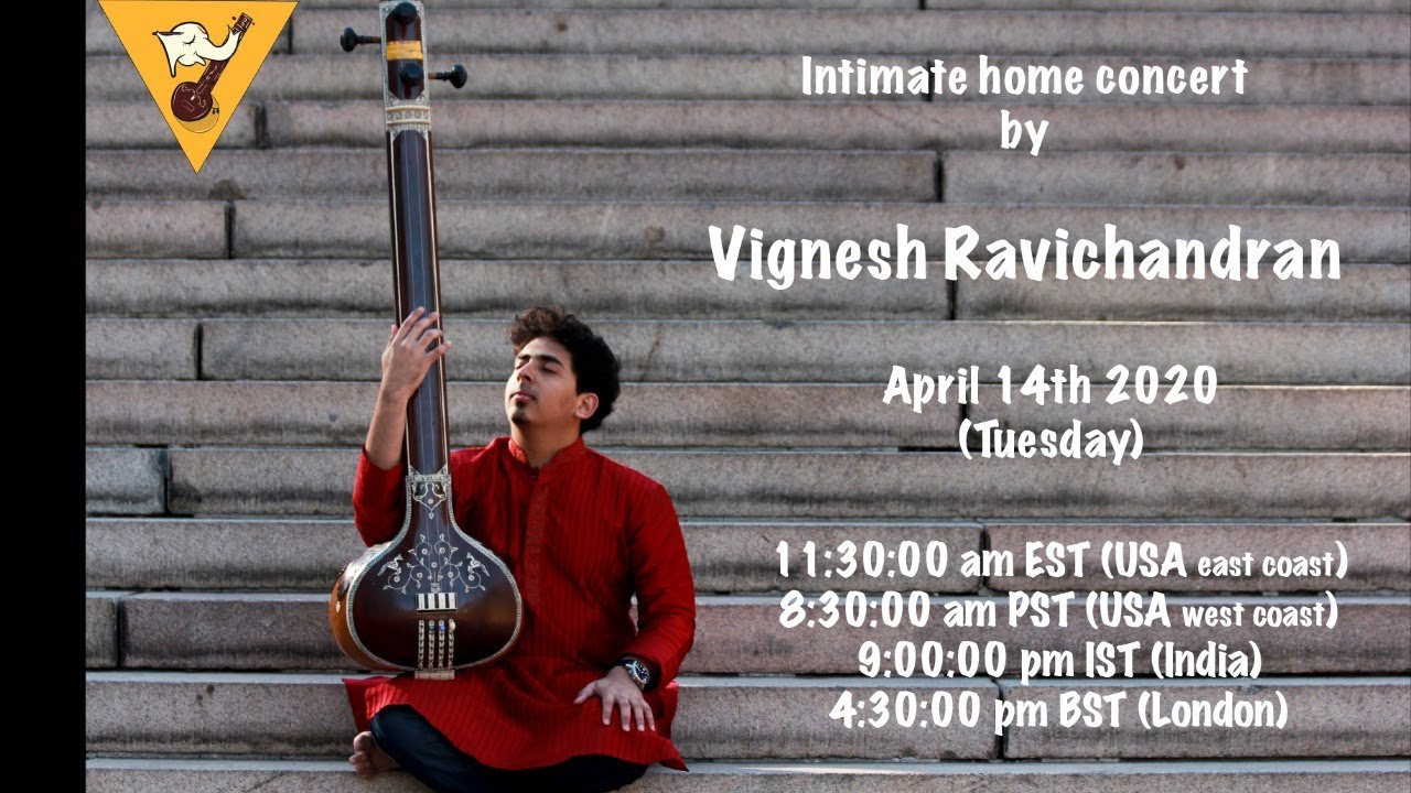 Vignesh Ravichandran - Intimate online solo concert - YouTube