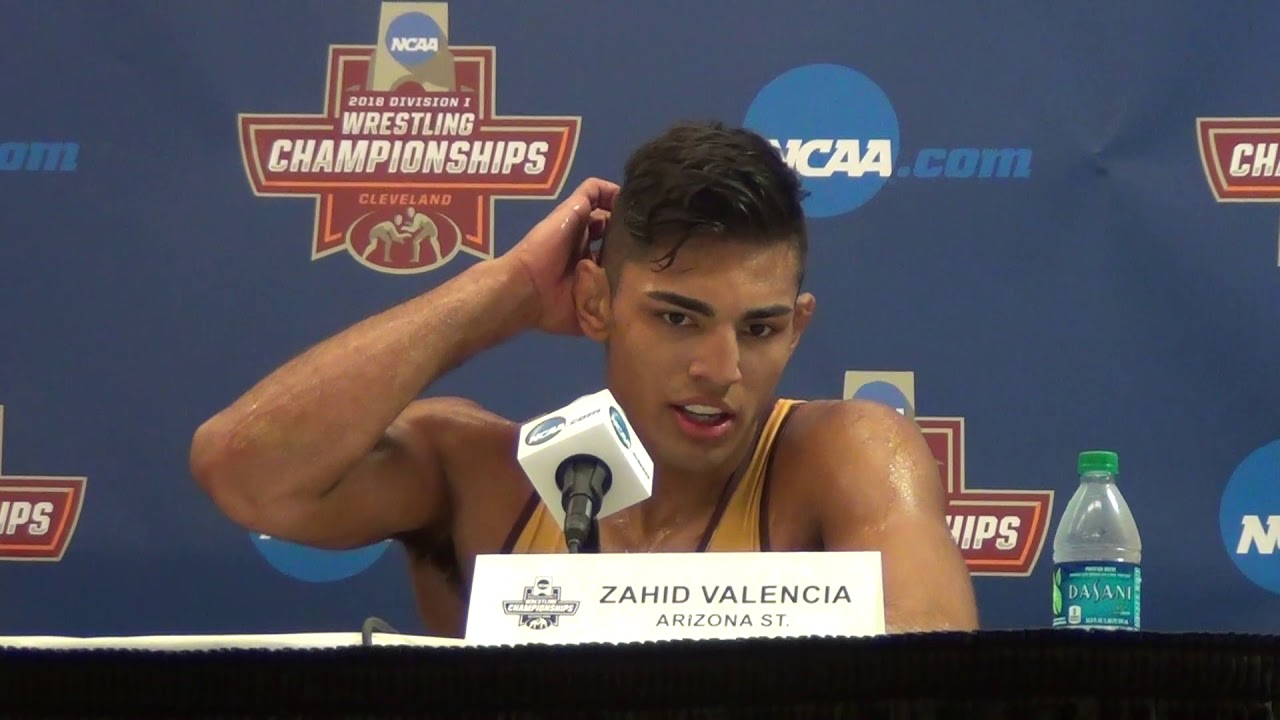 Zahid Valencia (Arizona State), 2018 NCAA Champion at 174 pounds - YouTube