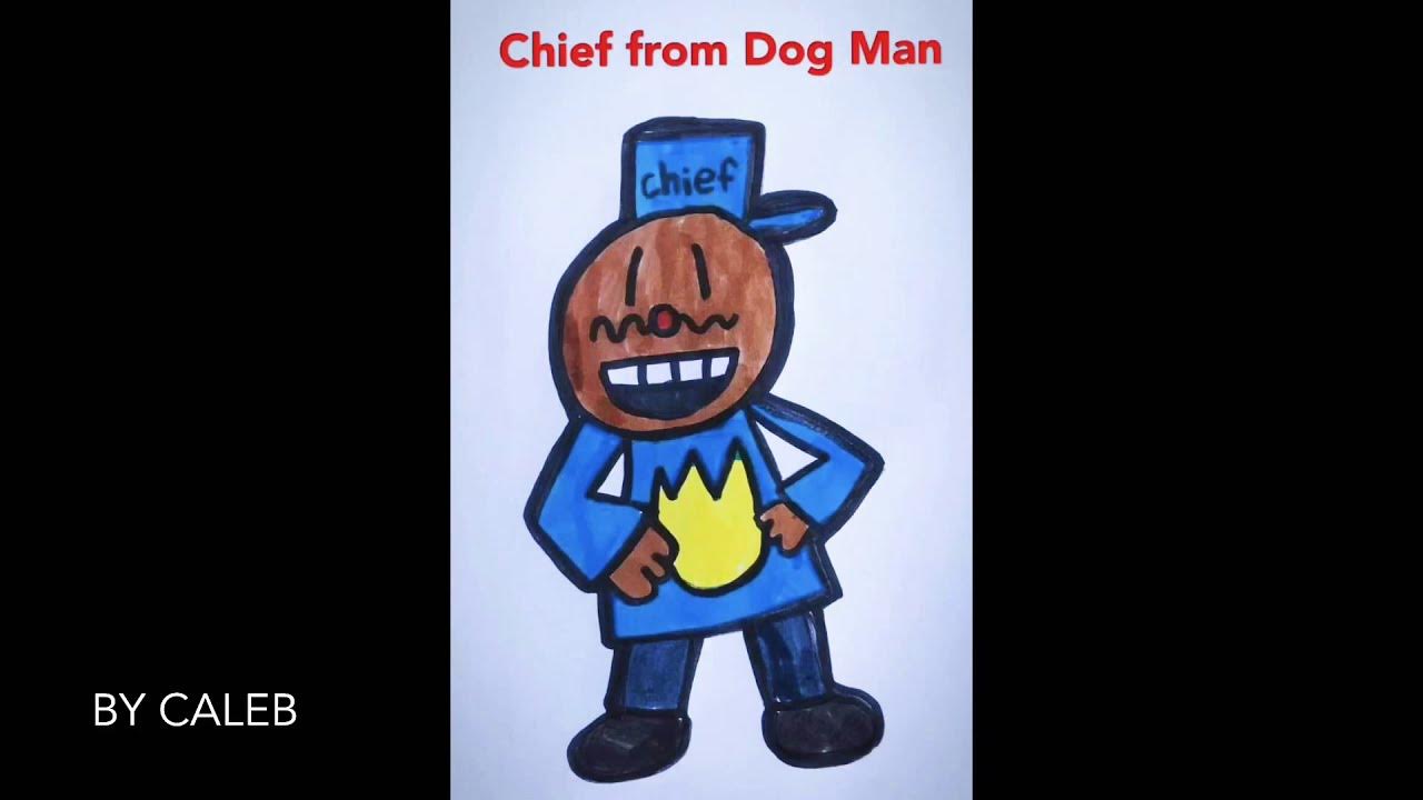 How to Draw Chief from Dog Man - YouTube