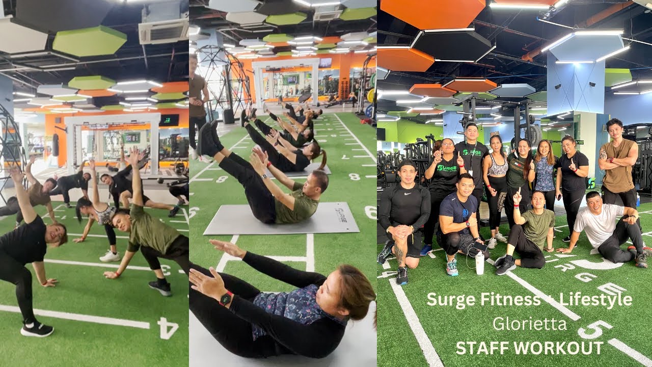 Surge Fitness + Lifestyle Glorietta Staff Workout. - YouTube