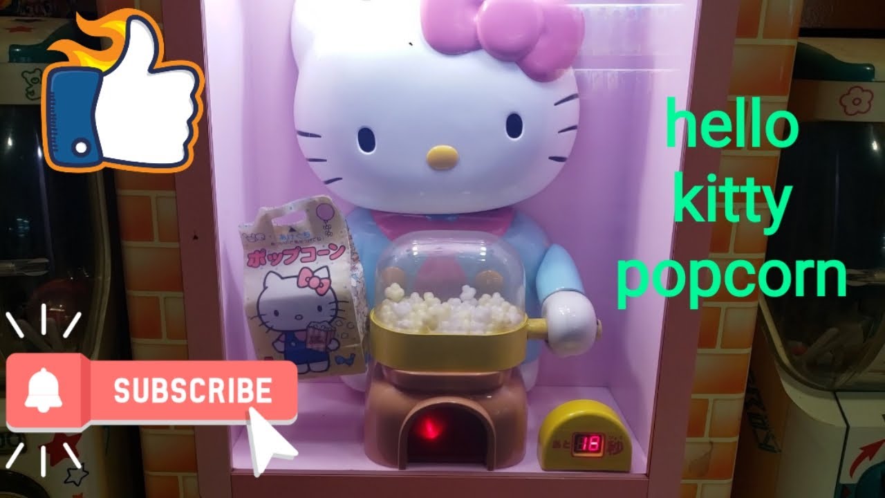 Hello Kitty Popcorn in Japan! - YouTube