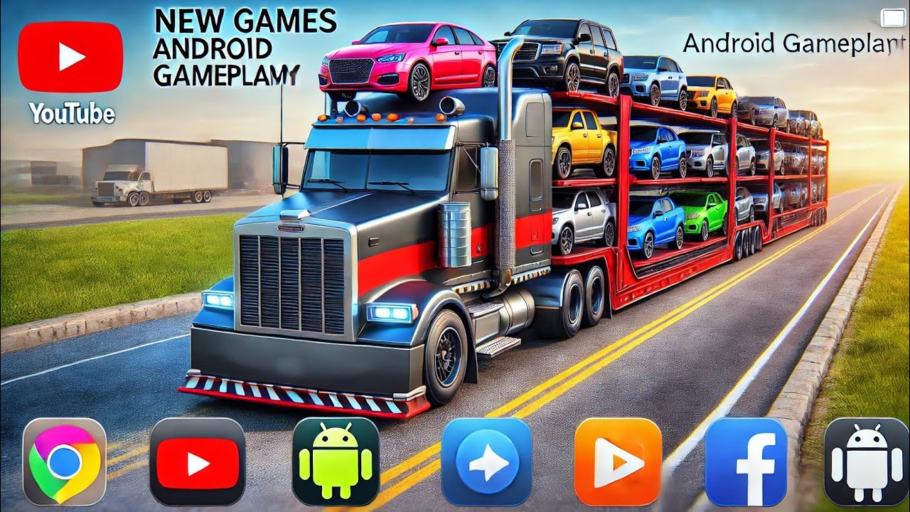Truck driving simulator 3d heavy cargo car lod Android gameplay - YouTube