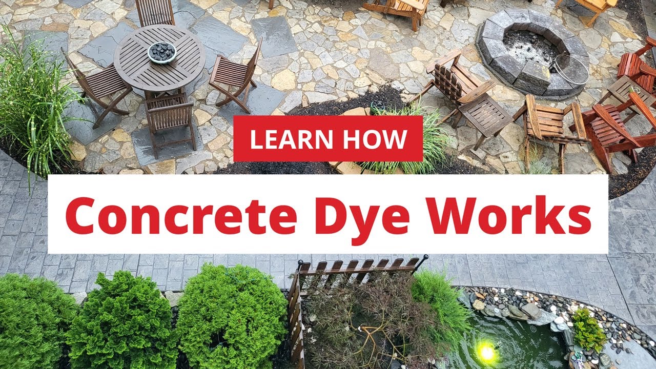 How Concrete Dye Works | Direct Colors - YouTube