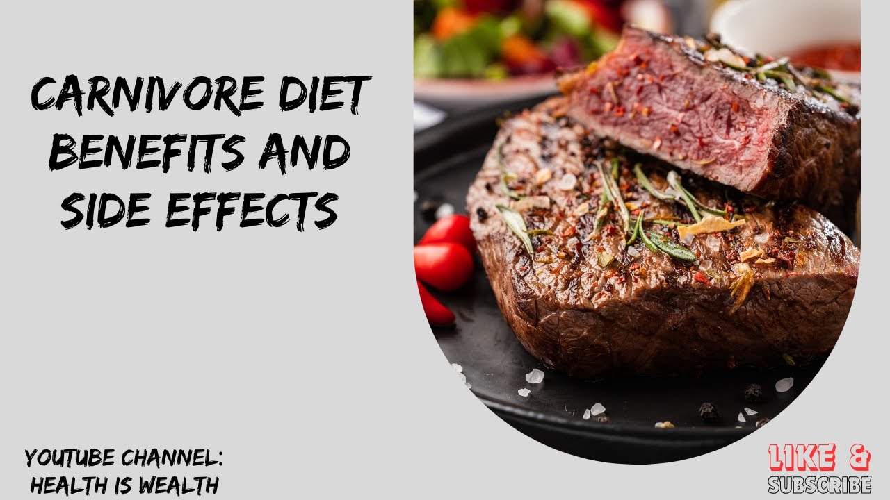 Top 10 Benefits and Side Effects of the Carnivore Diet #weightloss ...