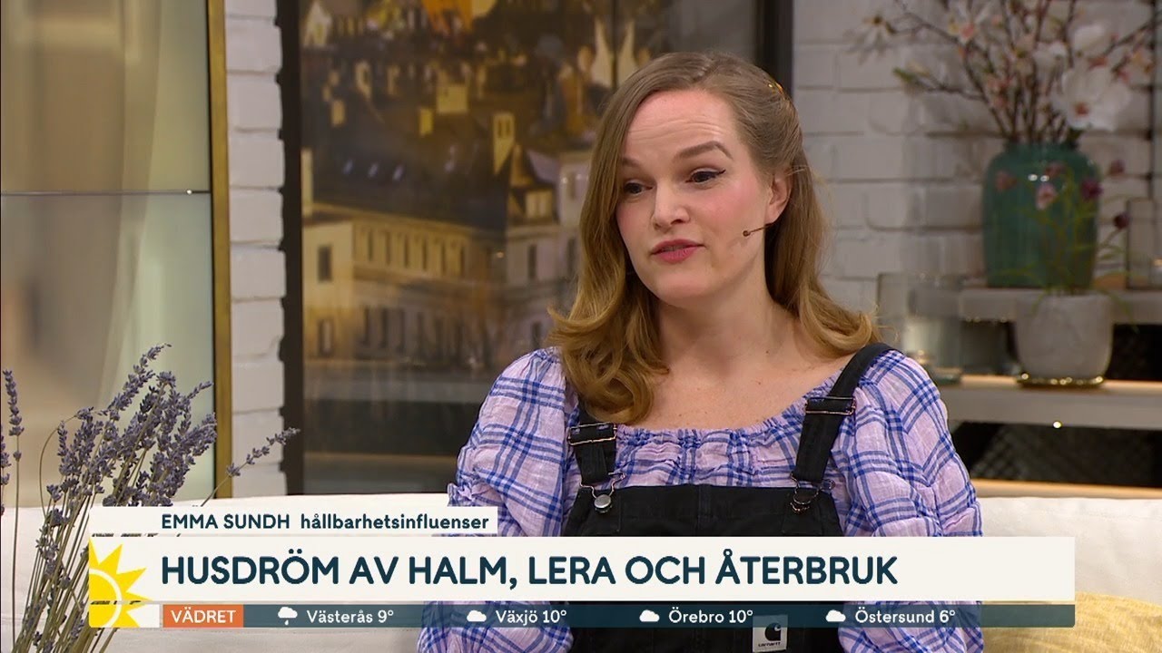 Husdröm av halm, lera och återbruk: ”Gått många omvägar” | Nyhetsmorgon ...