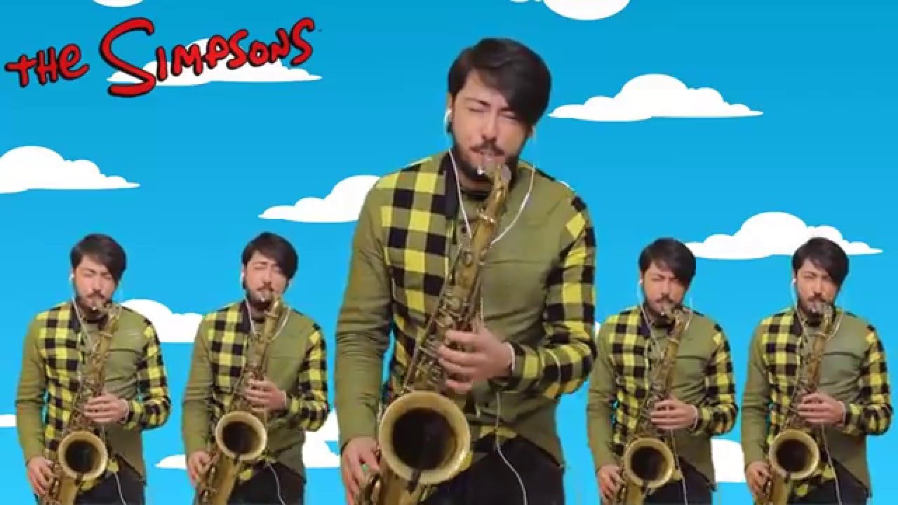 The Simpsons Theme (Cover Sax Solo Daniele Vitale) - YouTube
