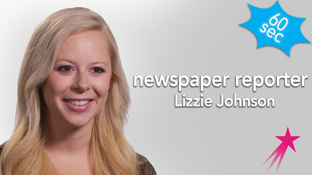 60 Seconds With Reporter Lizzie Johnson - YouTube