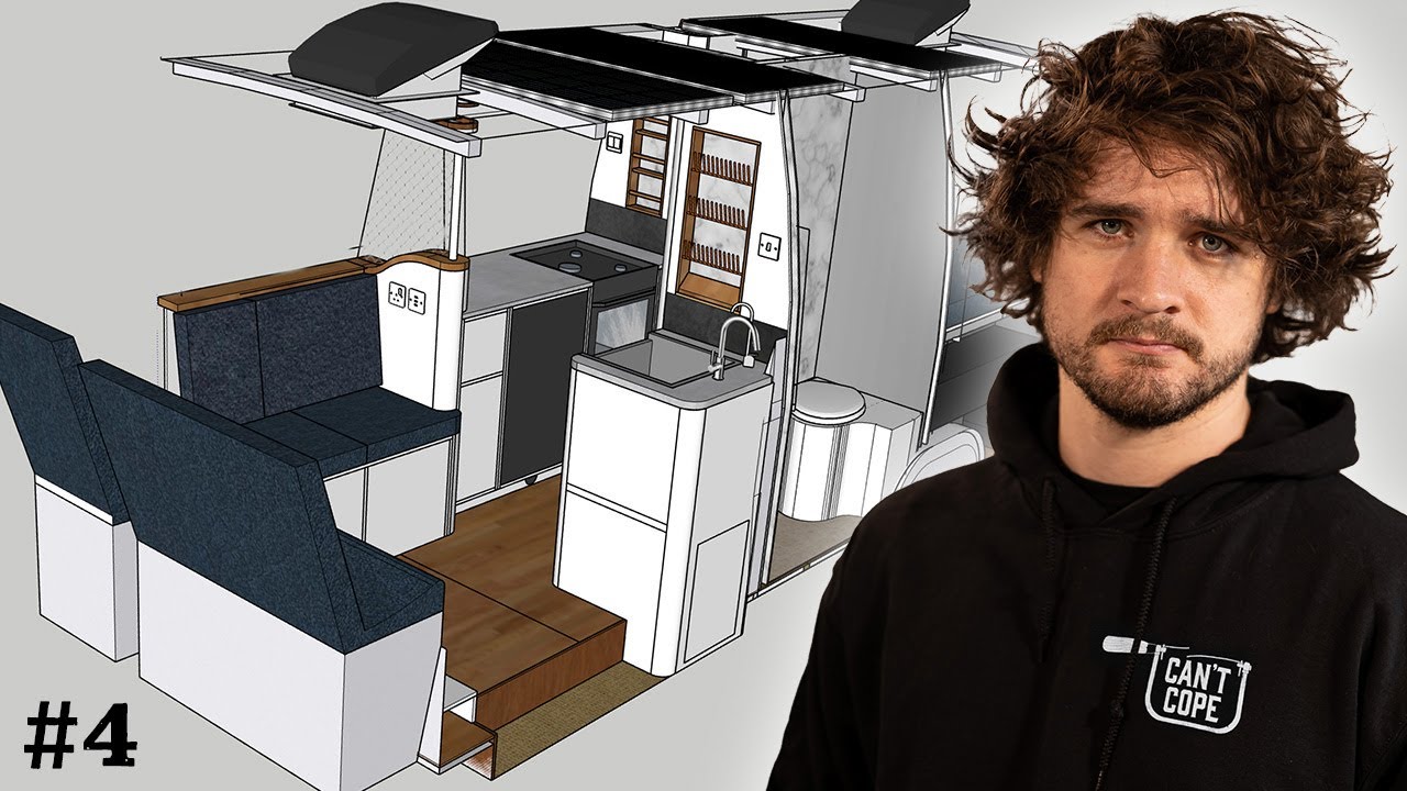How I Designed My Van | Mercedes Sprinter Conversion #4 - YouTube