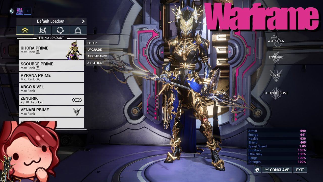 BUILDING STRONG HILDRYN MUSCLES | Warframe - YouTube
