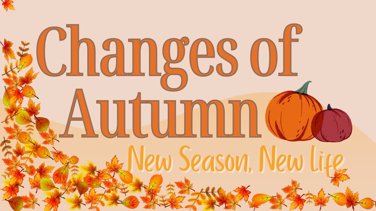 Autumn Changes || Embracing a New Season of Life - YouTube