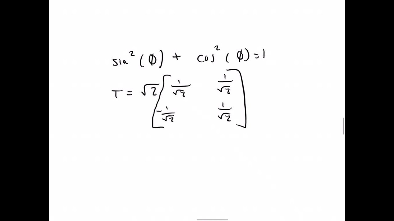 Interpret the following linear transformation geometrically: T(x⃗)=[[ 0 ...