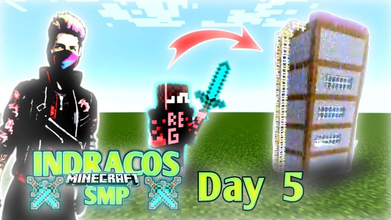 We're Back !!! In INDRACOS SMP Day 5 ! w/ @flak_edits !!! || RED EVO IS ...