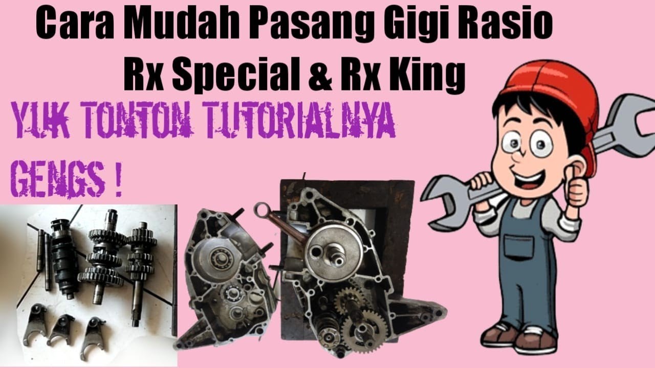 Cara Pasang Gigi Rasio Rx Special | Tutorial Cara Merakit Gigi Rasio ...