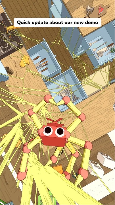 Quick Update about our new demo #spider #game #gaming #indiegame #gamedev - YouTube