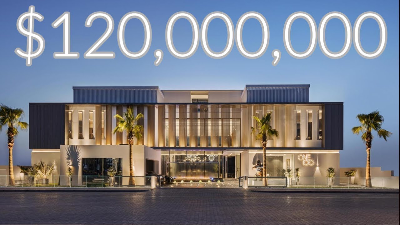 Inside a $120 Million Luxurious 'One 100' Mega Mansion Tour , UAE ...