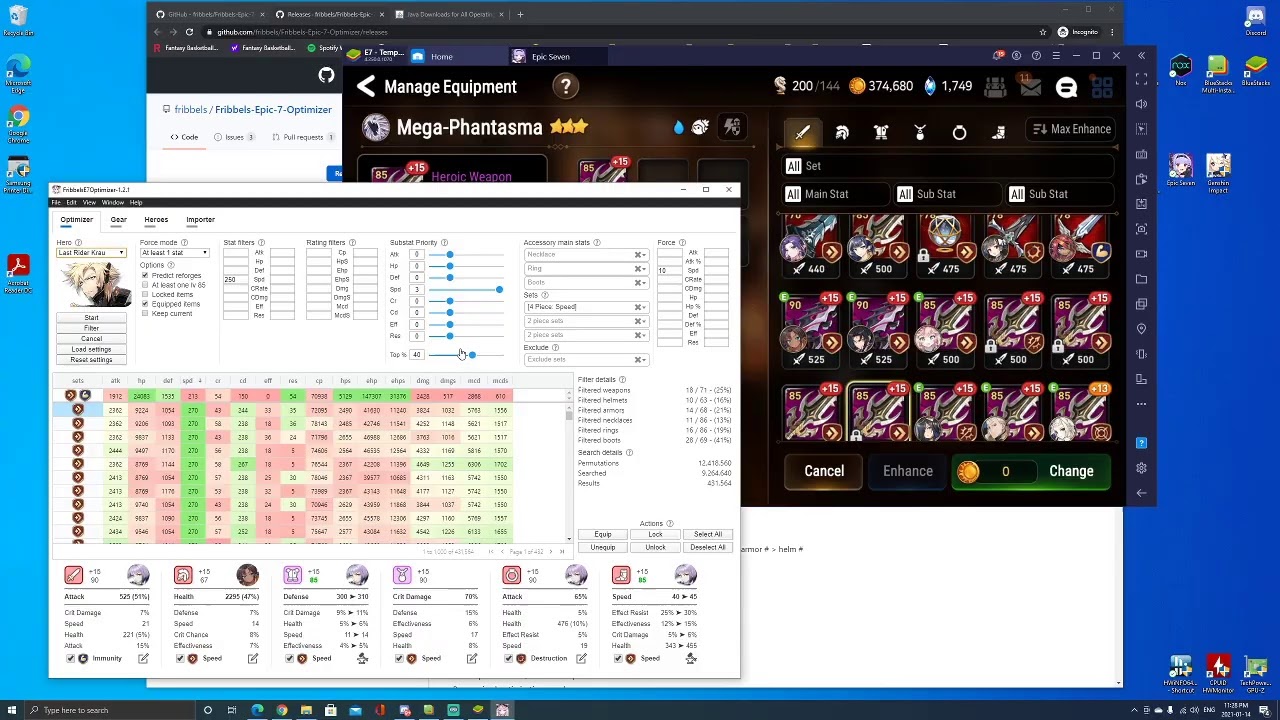 Fribbles E7 Gear Optimizer - YouTube