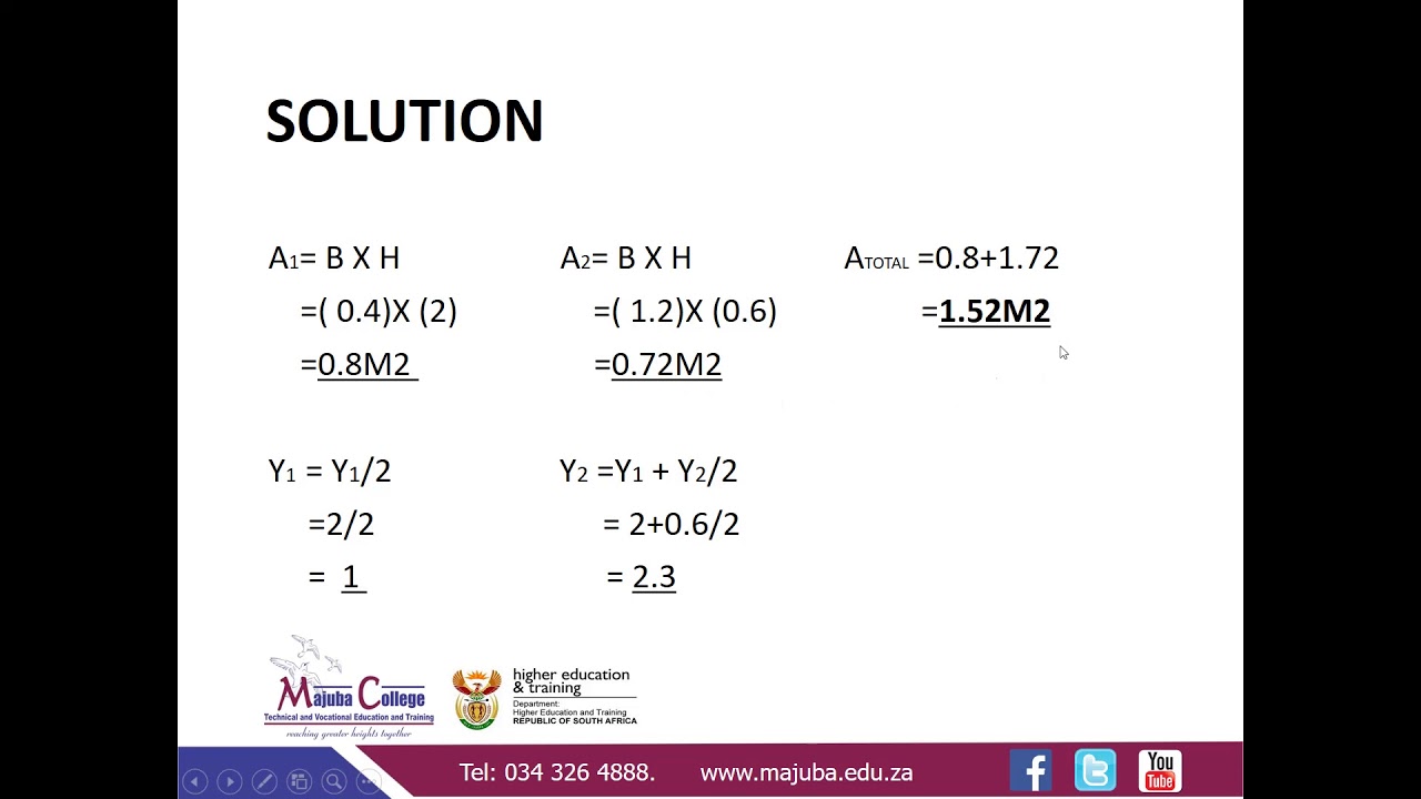 Building Science N2 (Centroids) - Mr. M. P. Mngomezulu - YouTube