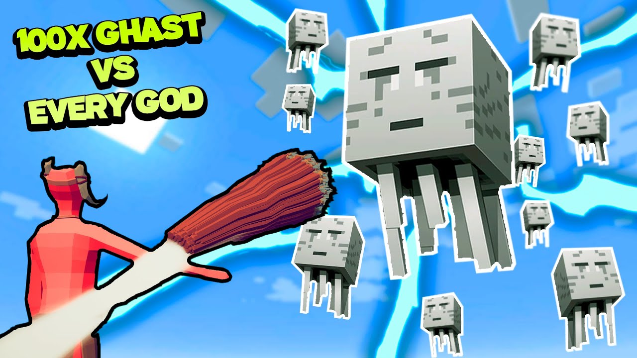 100x GHAST vs EVERY GOD | Totally Accurate Battle Simulator [TABS ...