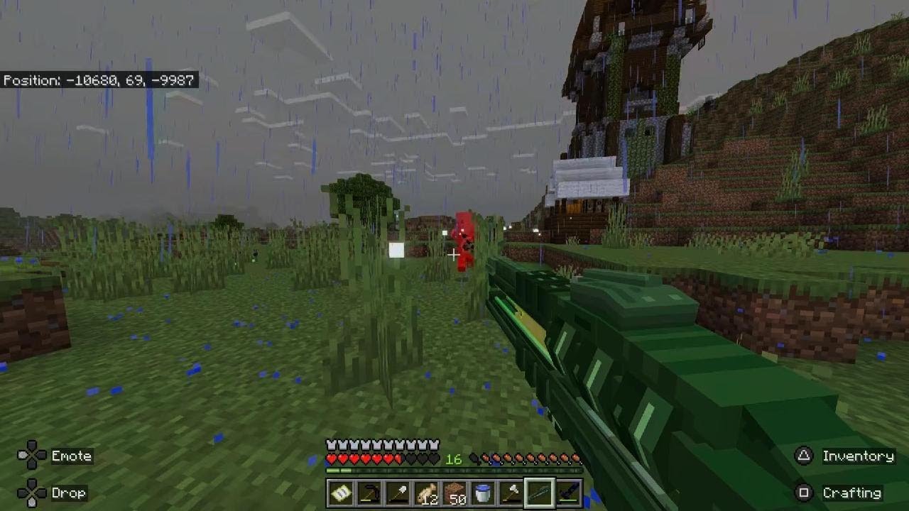 Minecraft blaster - YouTube