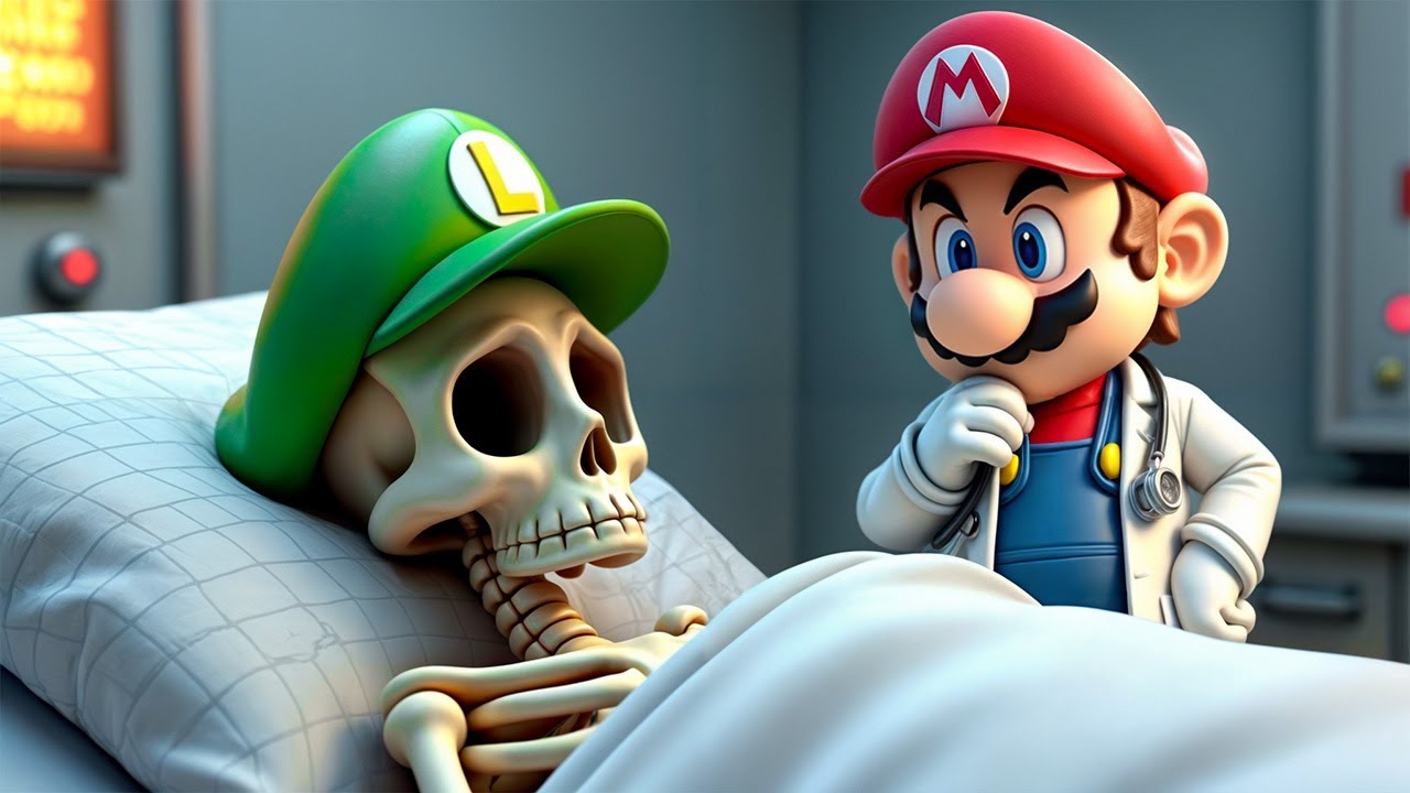 Doctor Mario Finds a Cure for Skeleton Luigi – Can He Do It? - YouTube