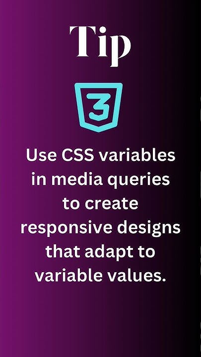 Css Tip Use Css Variables In Media Queries Shorts Youtube