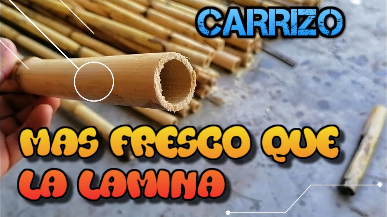 Como hacer un Techo de carrizo / Se siente muy FRESCO!!! - YouTube